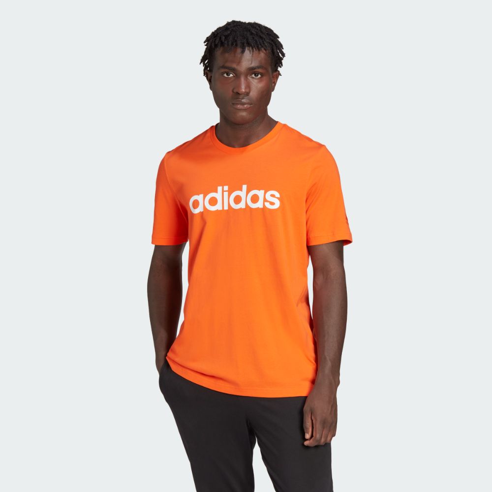Jual adidas Essentials Embroidered Linear Logo T-Shirt Baju Pria ...