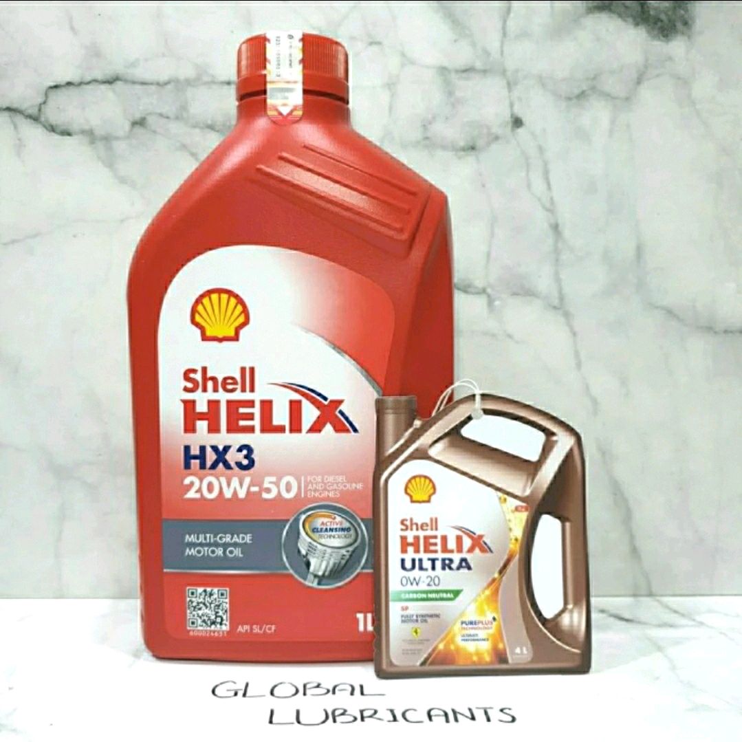 Jual Shell Helix HX3 20W-50 1 Liter (Oli Mesin Multi-Grade Bensin ...