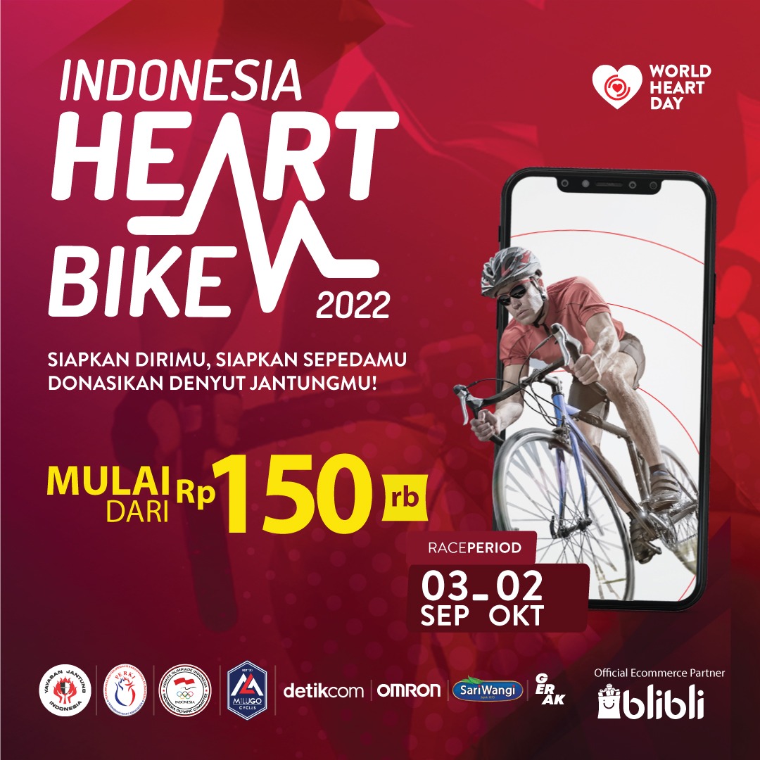 Jual Indonesia Heart Bike 2022 E-ticket Di Seller Indonesia Heart Bike 2022 - Gudang Blibli | Blibli