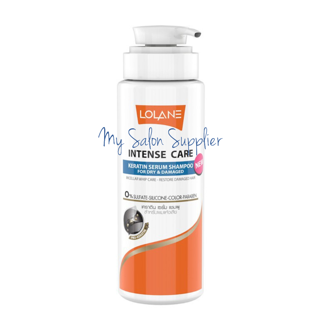 Jual Lolane Intense Care Keratin Serum Shampoo Pump 400ml Dry / Color ...