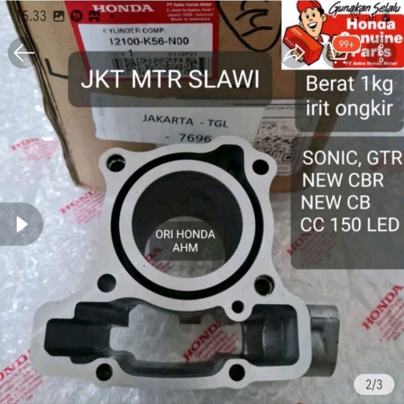 Jual Block seher atau cylinder comp cb 150r led sonic 150 led supra 150 ...