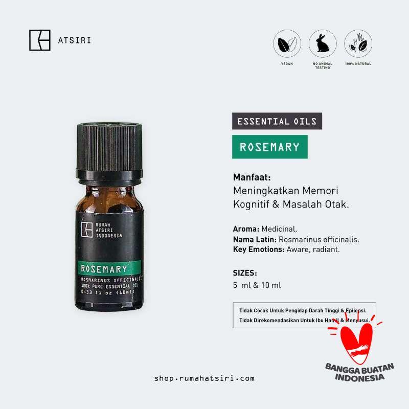 Jual Rumah Atsiri - Rosemary Essential Oil 10 ml di Seller Rumah Atsiri ...
