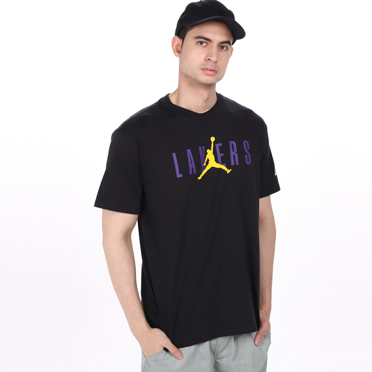 Jual Nike Men Basketball Nba Los Angeles Lakers Courtside Jordan ...