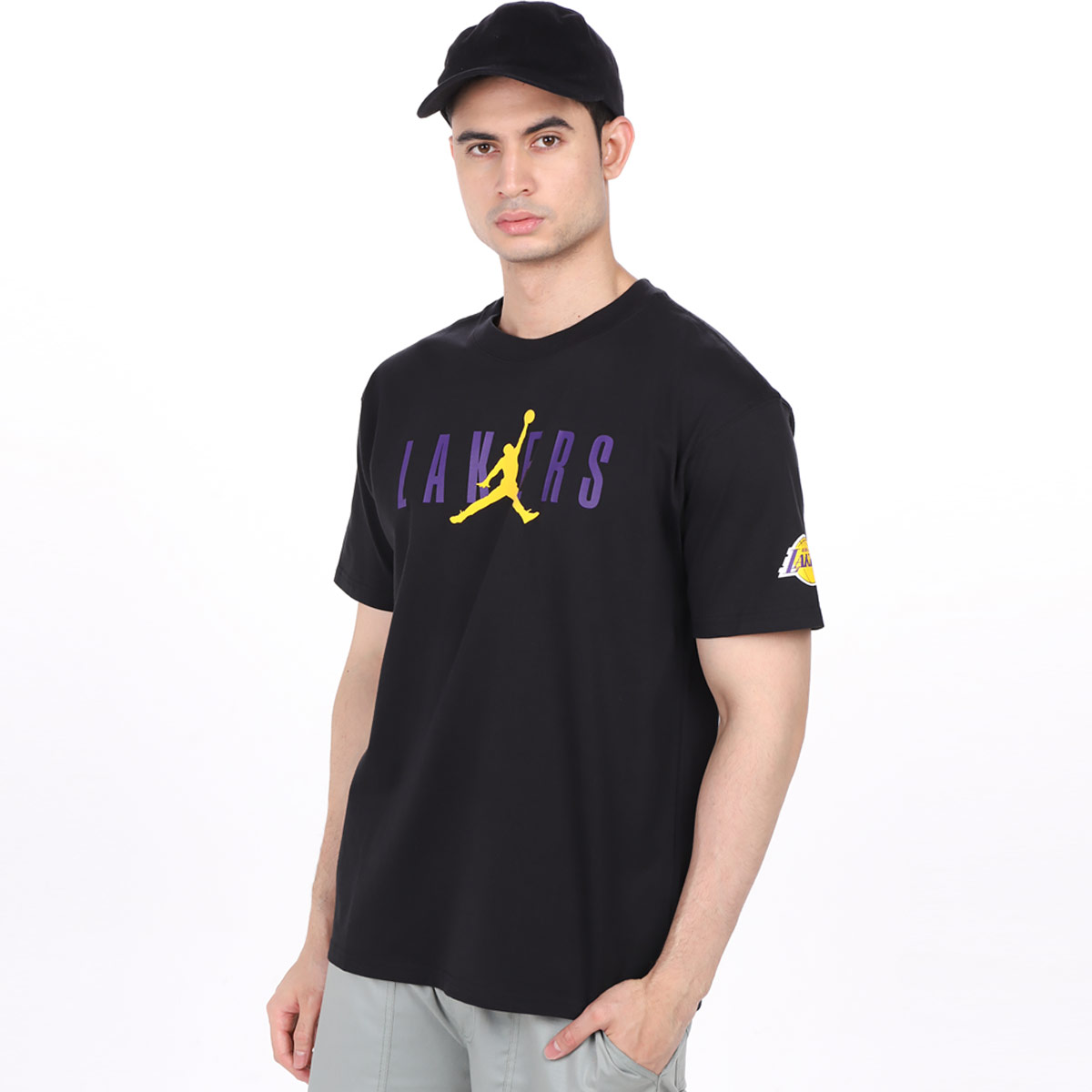Jual Nike Men Basketball Nba Los Angeles Lakers Courtside Jordan ...