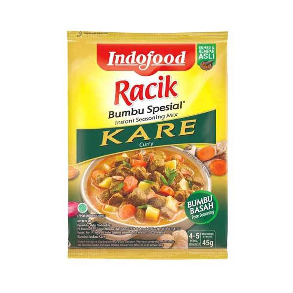 Jual INDOFOOD BUMBU RACIK SPECIAL KARE 45 GR di Seller Foodmart ...