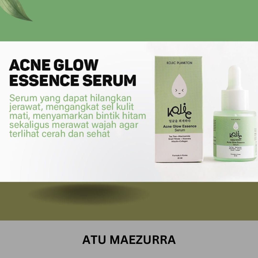 Promo Serum Acne Glow Essence By Kojic Plankton Diskon 55% Di Seller ...