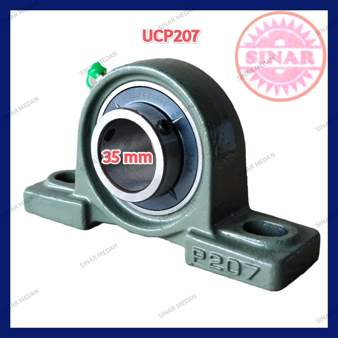 Jual Pillow Block Bearings UCP207 35mm - Bearing - Laher - Lahar Pilo Blok di Seller Sinar Medan ...