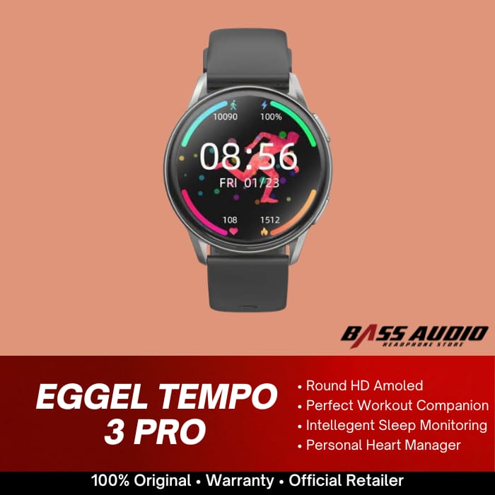 Jual Eggel Tempo 3 Pro HD Amoled SmartWatch / Smart Watch / Band di ...