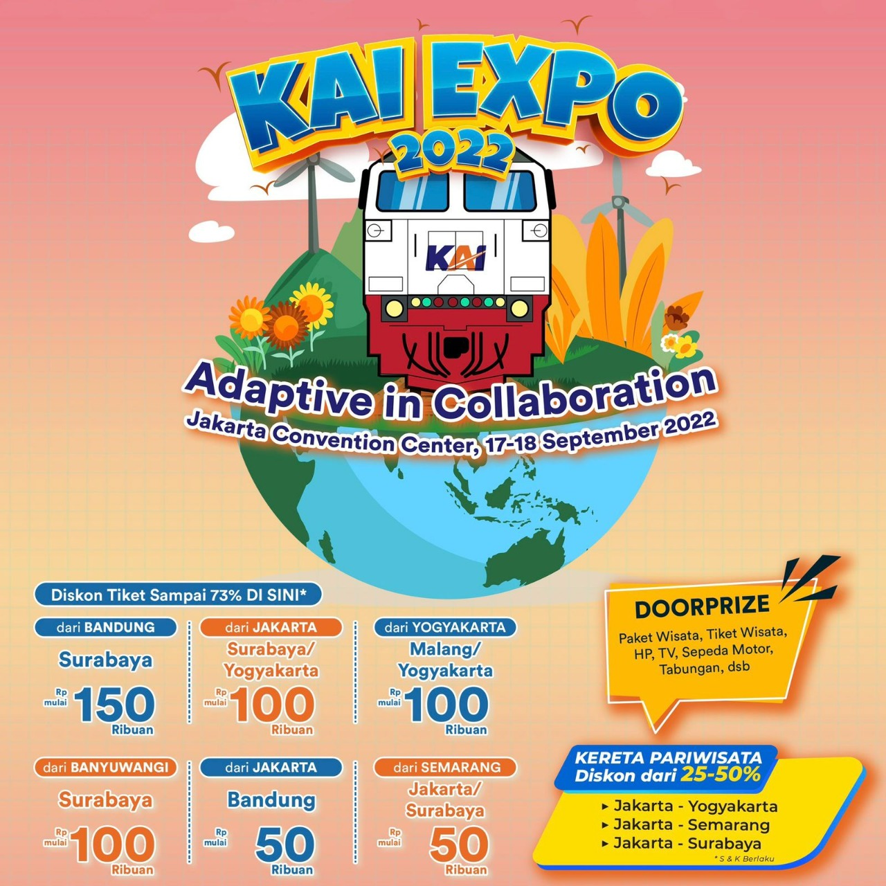 Jual Tiket Kereta Api - KAI Fair di Seller KA Wisata Expo - Kebon Sirih ...