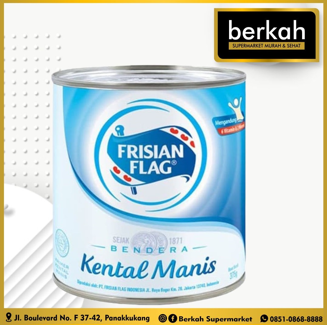 Jual FRISIAN FLAG SUSU KENTAL MANIS VANILA 370 GRAM di Seller Berkah ...
