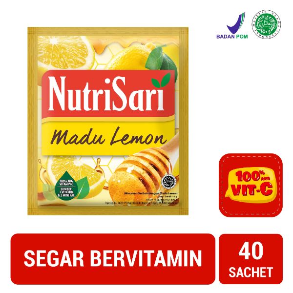 Jual NutriSari Madu Lemon 40 Sachet - Minuman Buah Vitamin C di Seller ...