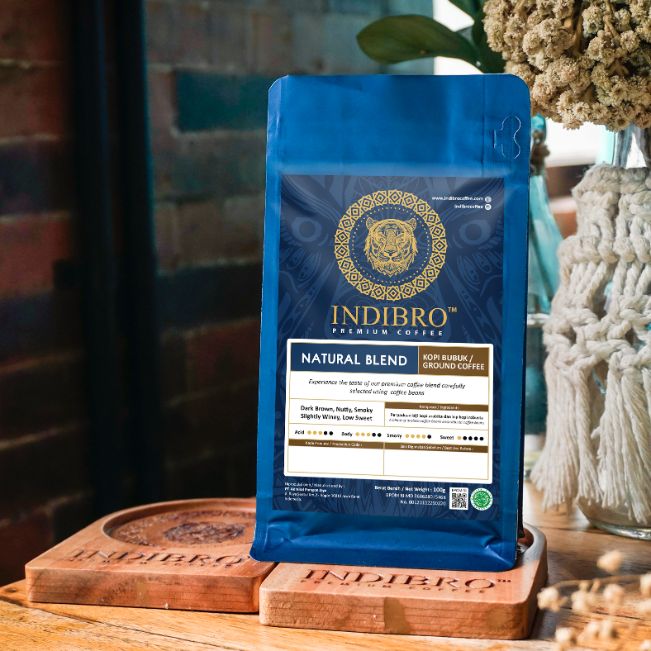 Promo INDIBRO Kopi Natural Blend Ground Coffee [100 g] di Seller ...