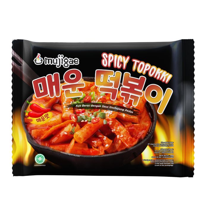 Promo Mujigae Spicy Topokki 180gr / Tteokbokki Instan Diskon 26% di ...