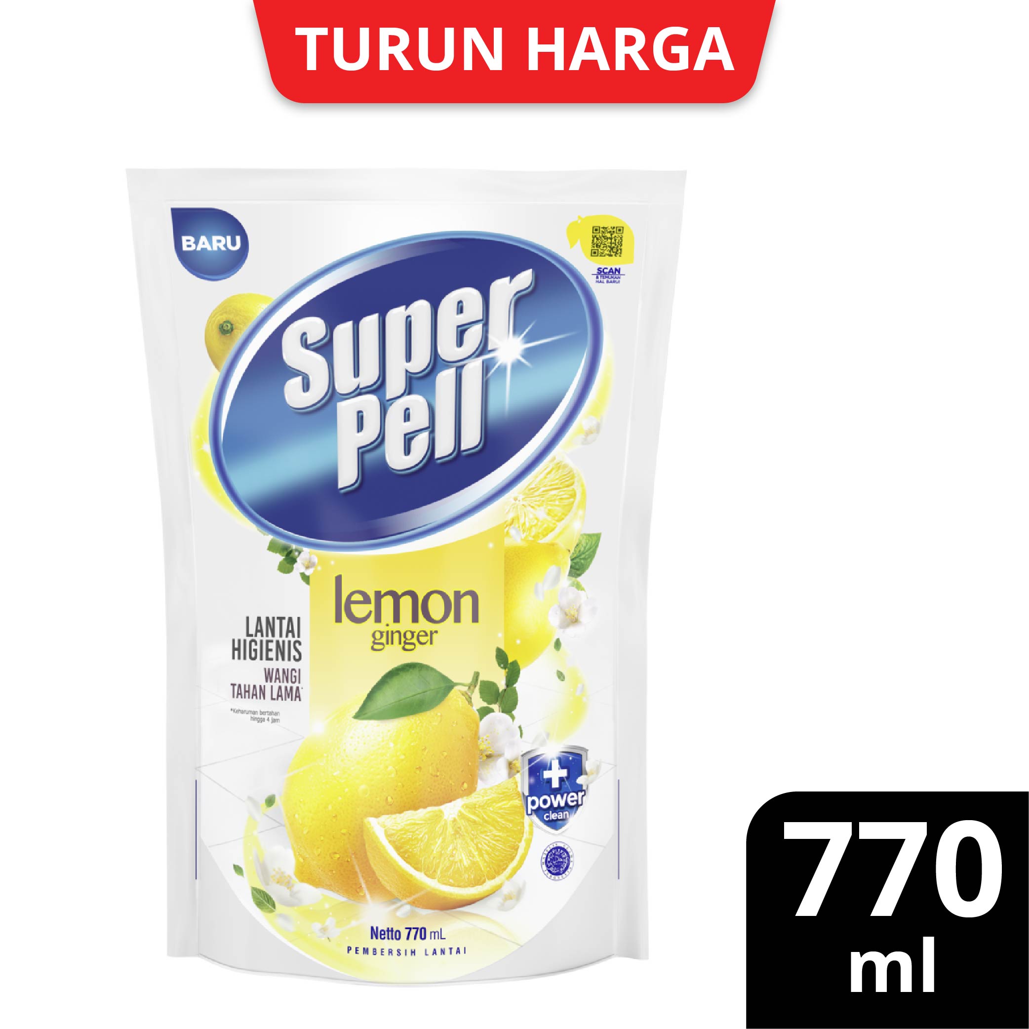 Promo SMG/JOG/SOLO - SUPER PELL Lemon Ginger Pembersih Lantai [Refill ...
