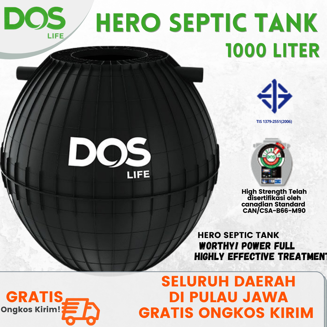 Jual DOS - Septic Tank Hero 1000 Liter Tangki Septik di Seller Dos ...