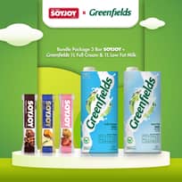 Promo Exclusive Bundling 1 Greenfields 2 L X Soyjoy 3 Pcs Diskon 15 