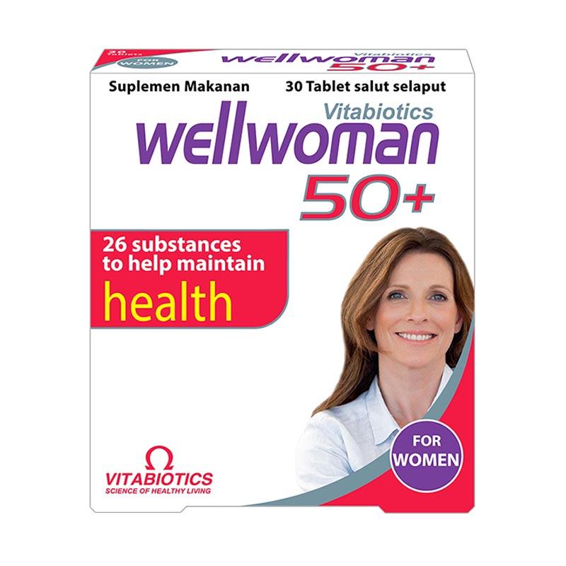 Promo Vitabiotics Wellwoman 50+ 30 Tablet Suplemen Kesehatan Wanita Lansia Diskon 18% Di Seller ...