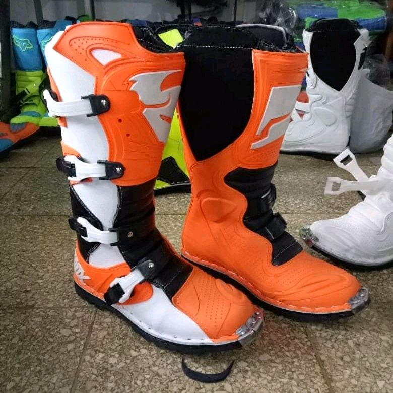 Jual sepatu cross trail asli kulit sepatu safety boots motocross di ...