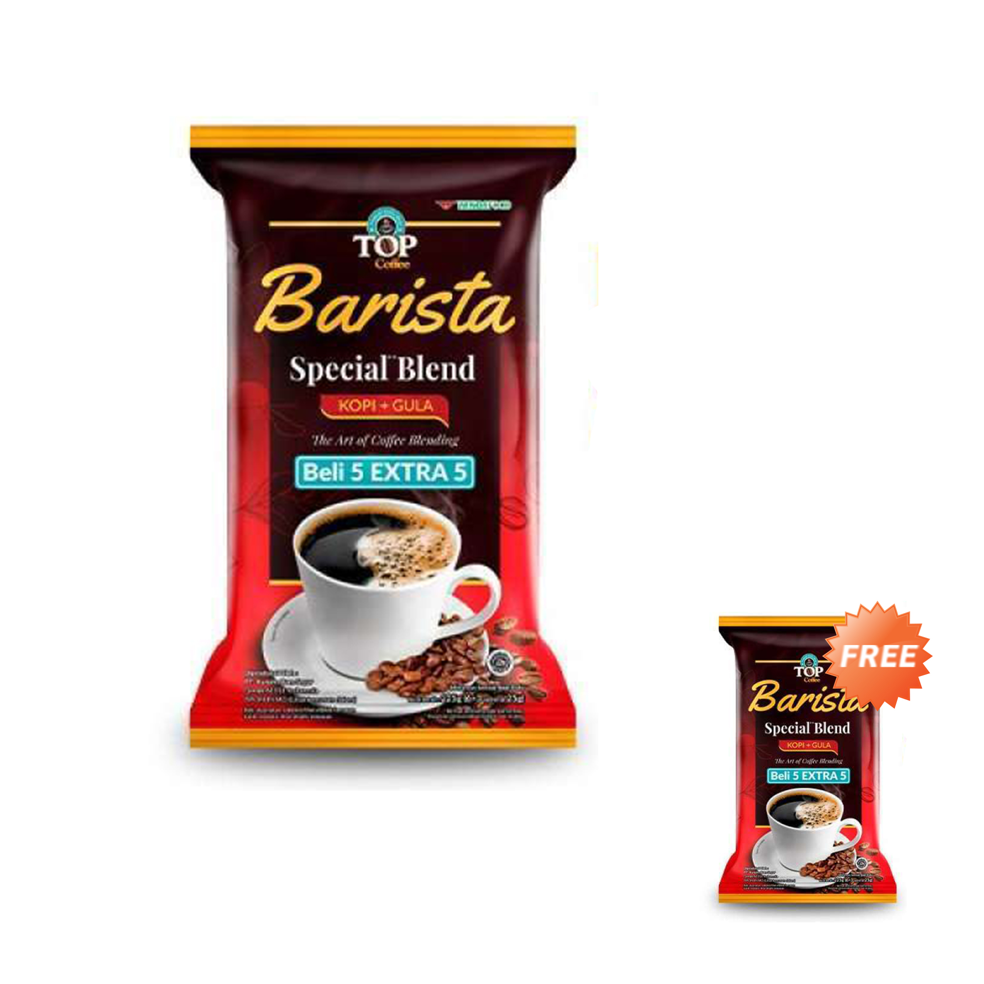 Jual Beli 1 Grati 1 TOP Coffee Barista Special Blend [25 g x 10 sachet ...