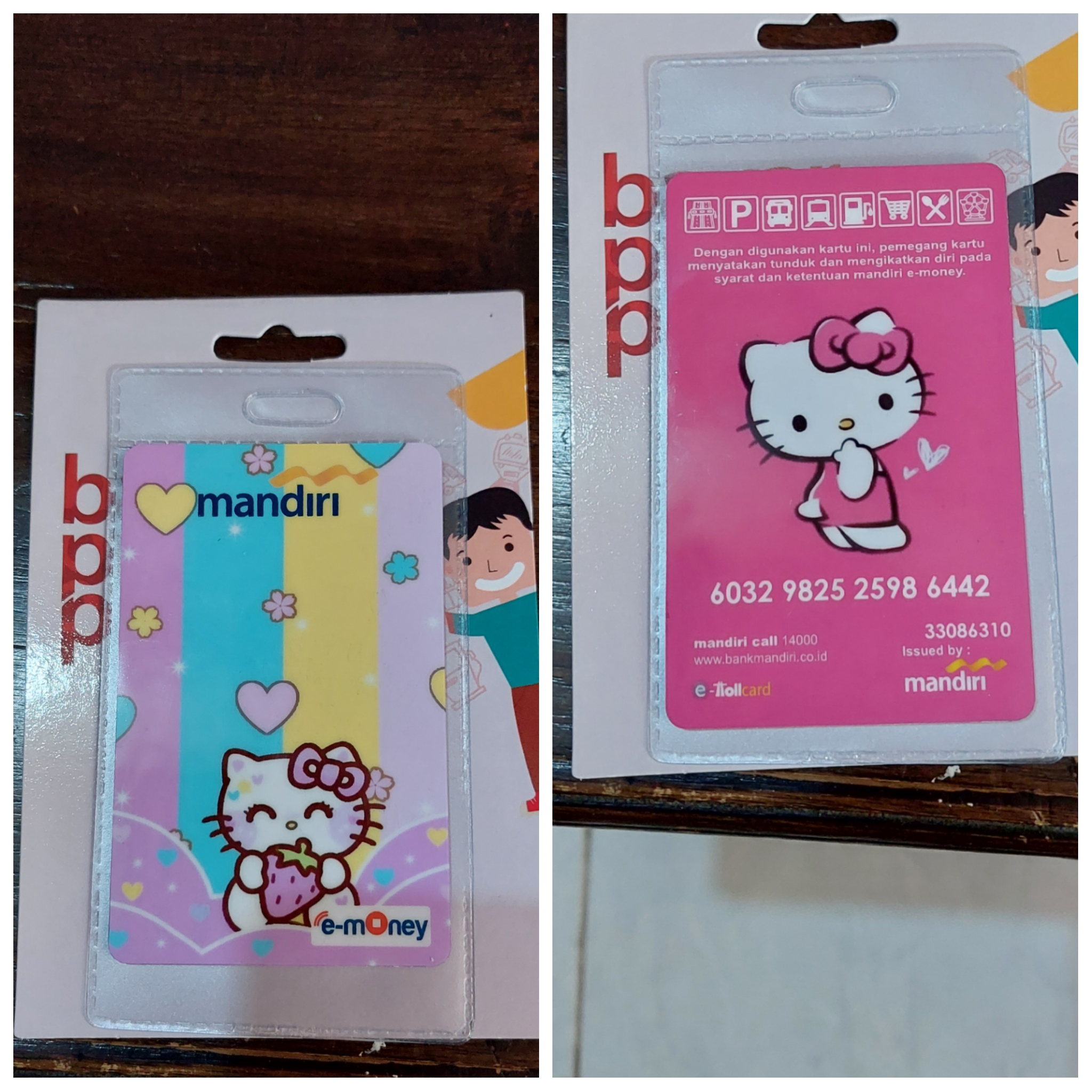 Jual Kartu eMoney eToll Tapcash BRIZZI edisi Hello Kitty - Custom Print ...