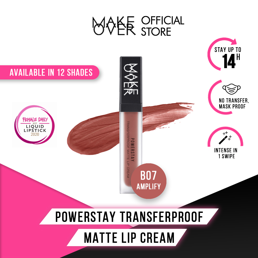 Jual Make Over Powerstay Transferproof Matte Lip Cream di Seller ...