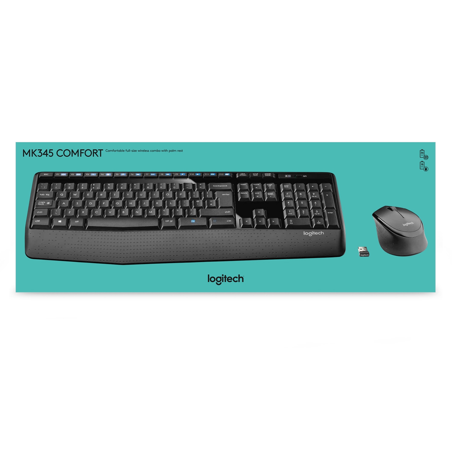 Promo Logitech Mk345 Wireless Keyboard & Mouse Combo Diskon 14% Di ...