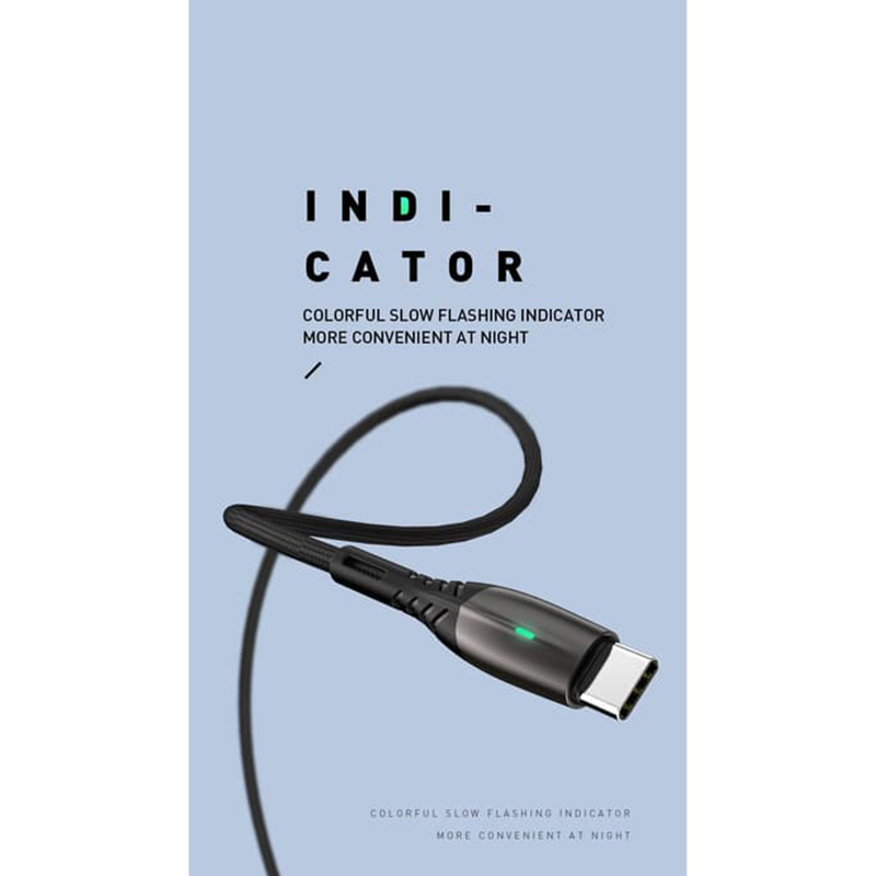 Promo Recci Usb Cable Charger 5a Fiber Jacket+zinc Alloy [100cm/ Type-c / Rtc-p01c] Hitam Diskon ...