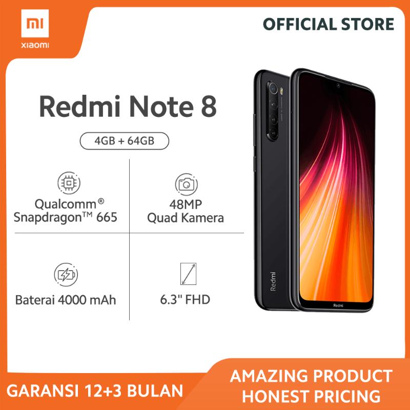 Jual Xiaomi Redmi Note 8 Smartphone [64 Gb/ 4 Gb/o] - Black Di Seller ...