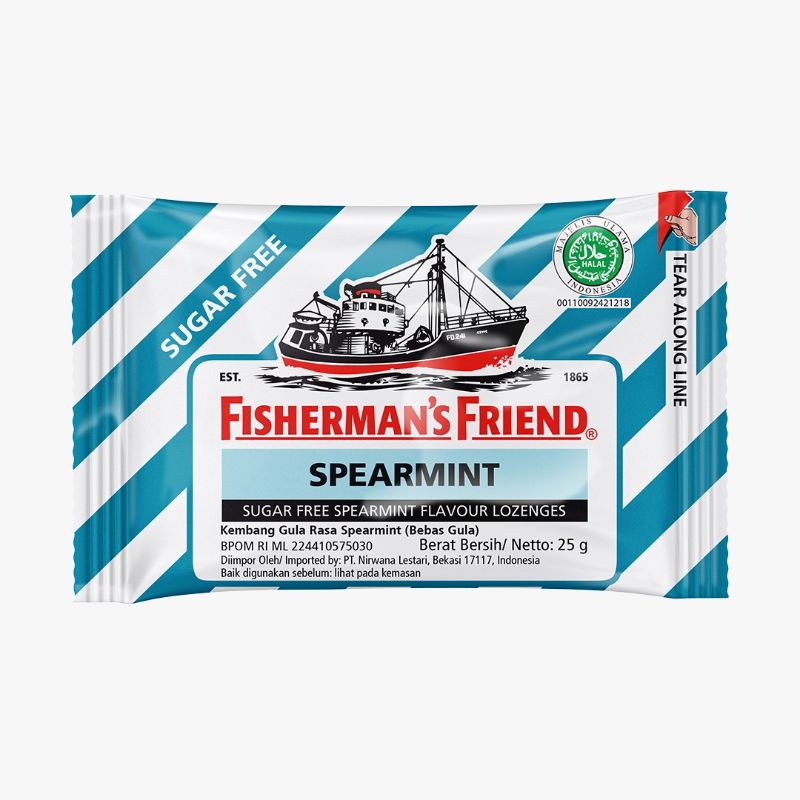 Jual Fisherman's Friend Sugar Free Spearmint Permen [25 G] Di Seller ...
