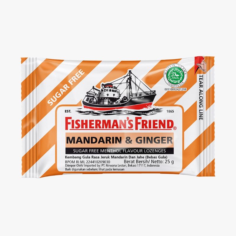 Jual Fisherman's Friend Mandarin Ginger Permen [25 g] di Seller Nirmala ...
