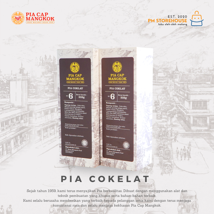 Jual Pia Cap Mangkok Rasa Cokelat Asli Malang [isi 6] di Seller Pia ...