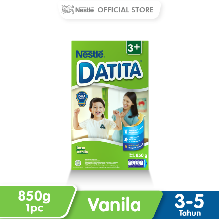 Promo Nestle Dancow Datita 3+ Rasa Vanila Susu Formula 850 g Diskon 26% ...