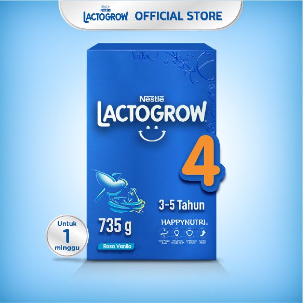 Promo Nestle Lactogrow 4 Susu Pertumbuhan Rasa Vanila Susu Fomula 735 g ...