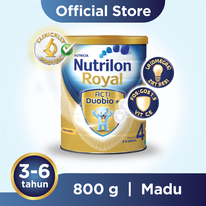 Jual Nutrilon Royal ProNutra 4 Madu Susu Formula Tin [800 g] di Seller ...