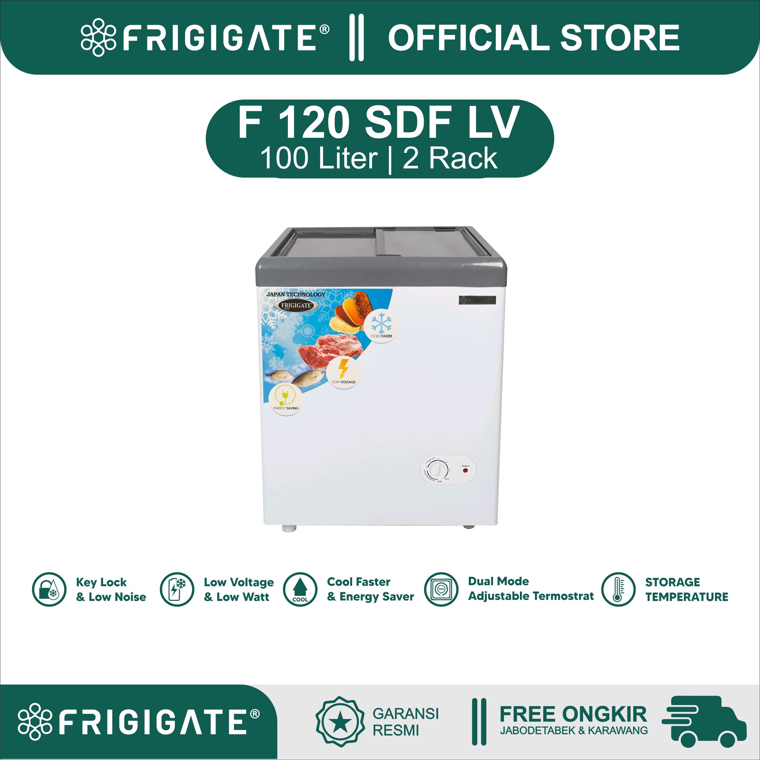Jual Frigigate CF-120SDF LV Chest Freezer di Seller PT.Super Elektronik ...