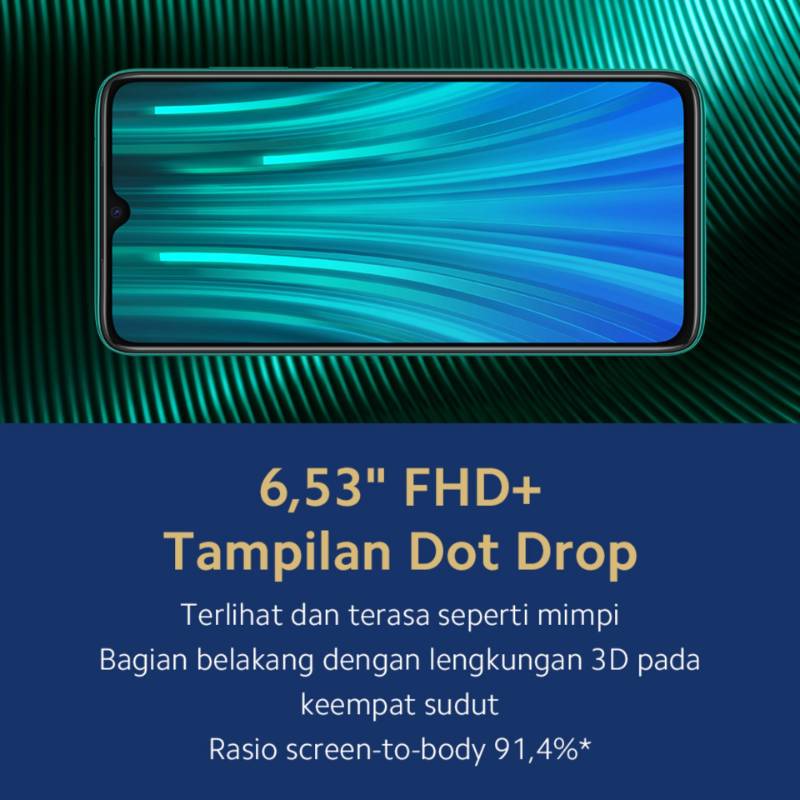 Jual Xiaomi Redmi Note 8 Pro Smartphone - Ocean Blue [64 GB/ 6 GB/ O ...