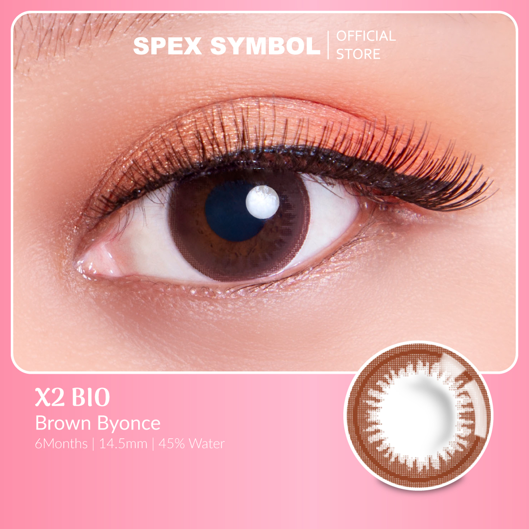Jual X2 BIO Spex Symbol All Color Softlens Warna [Pre Order] - Brown ...
