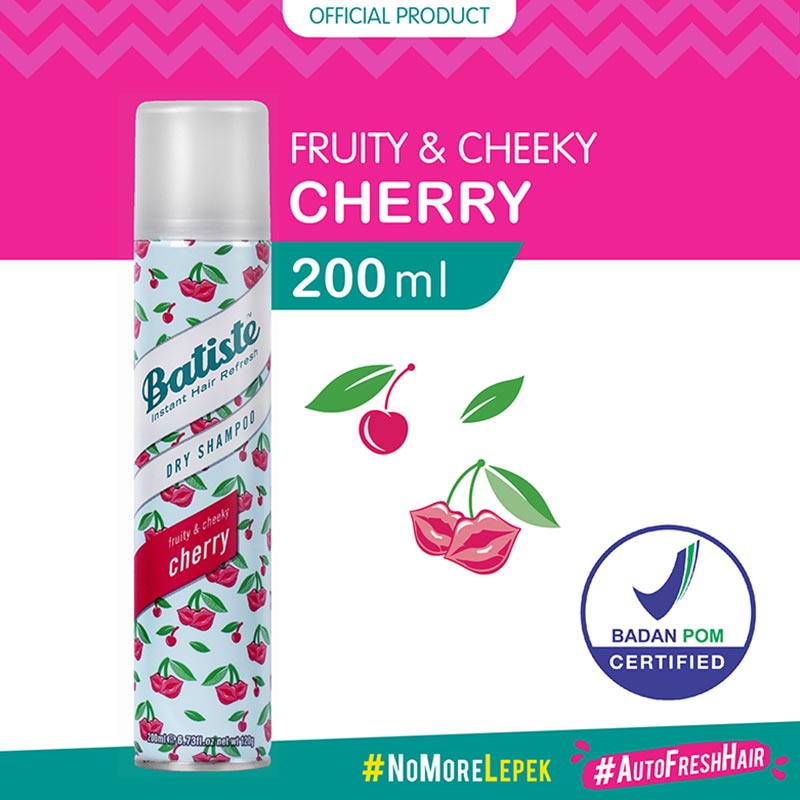 Jual Batiste Fruity & Cheeky Cherry Dry Shampoo [200 mL] di Seller ...