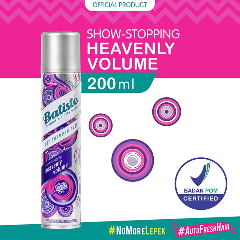 Jual Batiste Heavenly Volume Dry Shampoo [200 mL] di Seller Blibli.com ...