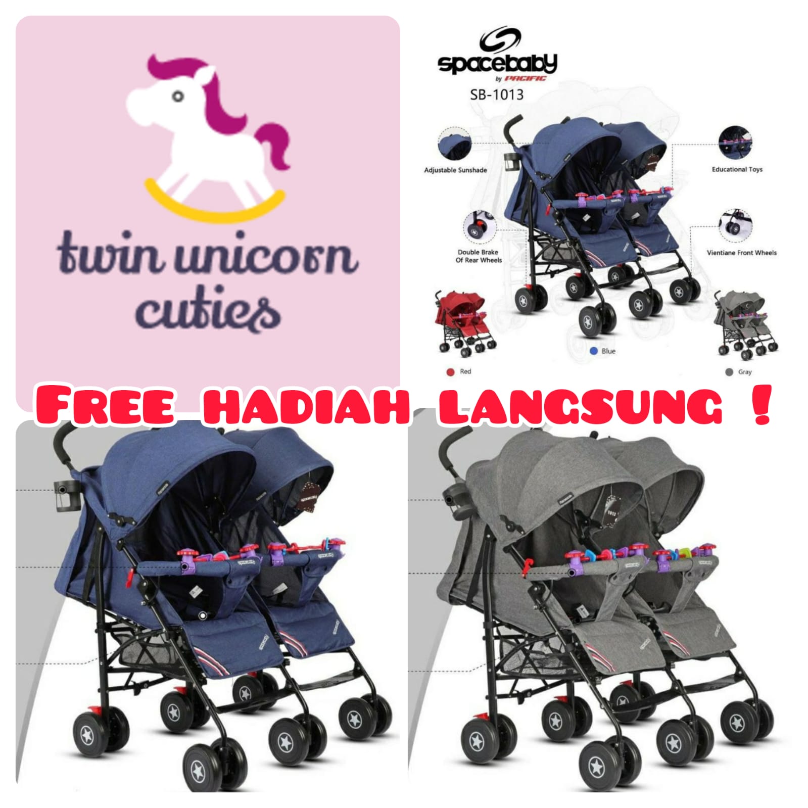 Jual Stroller Twin Space Baby Harga Termurah Dan Terlengkap 2024 | Blibli
