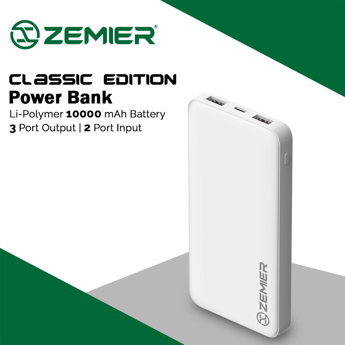 Jual Zemier Classic Edition Powerbank [10000 mAh] di Seller Zemier ...