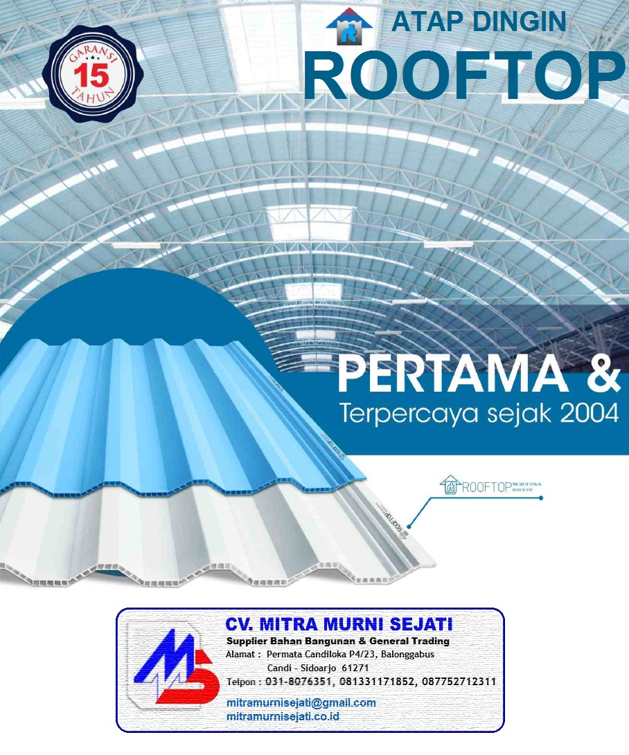Jual Rooftop Atap UPVC for Canopy Rumah - Jawa Timur Putih di Seller ...