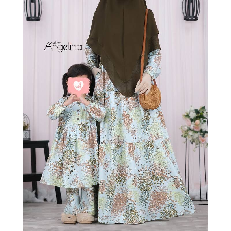 Jual Atelier Angelina Hello Spring Gamis - Blue Mint - L di Seller ...