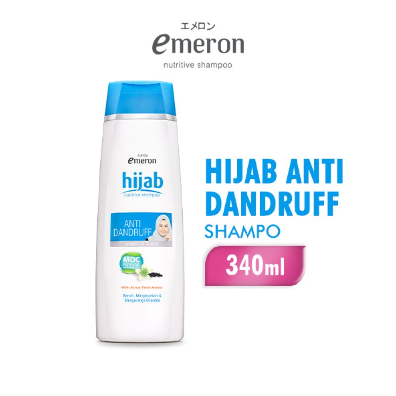 Promo Emeron Shampoo Hijab Anti Dandruff [340 mL] - - Diskon 36% di ...