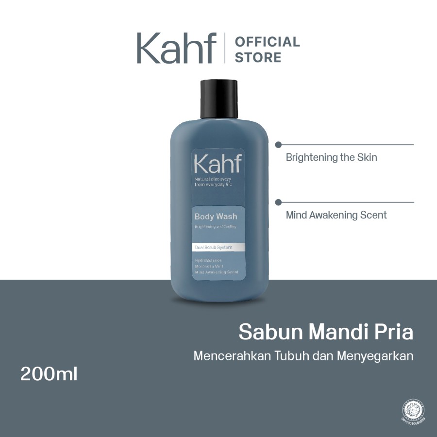 Promo Kahf Brightening And Cooling Body Wash 200 Ml Diskon 23% Di ...