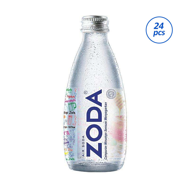 Jual Zoda Botol Minuman Bersoda [250 mL / 24 pcs] di Seller BlibliMart ...