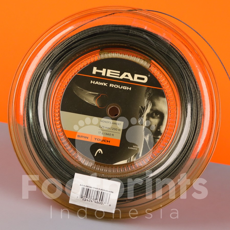 Jual Footprints Indonesia Head Hawk Rough Reel Senar Raket Tenis Tennis ...