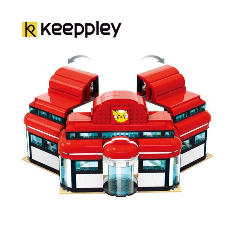 Promo KKV Qman KEEPPLEY Keepley Keppley Pokémon Center Brick Mirip Lego ...