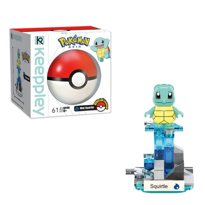 Promo Kkv Qman Keeppley Keepley Keppley Pokemon Mini Squirtle Brick ...
