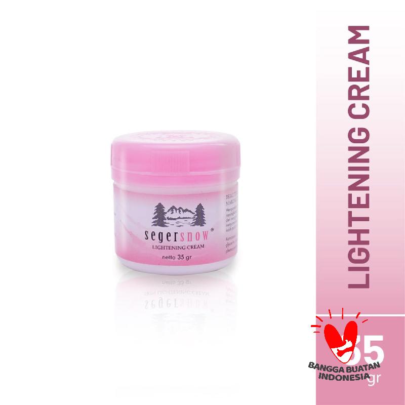 Promo Seger Snow Lightening Cream [35 g] Diskon 19% di Seller Seger ...